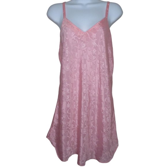 J.O. Intimates | Intimates & Sleepwear | Vintage Pink Brocade Slip ...